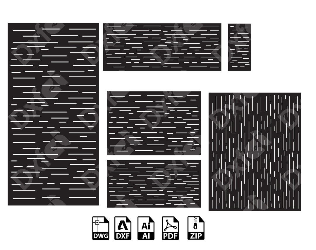 Gate Grill Panel DXF: CNC Laser Cut Templates (digital Download) - Etsy