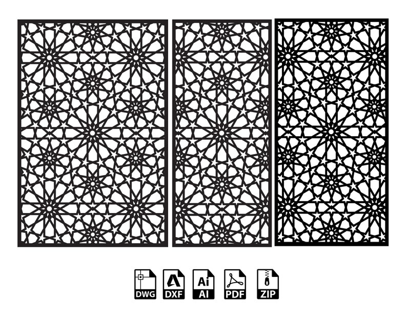 Main Gate Selcuklu Gate Design Svg Iron Main Swing Gate Dxf - Etsy