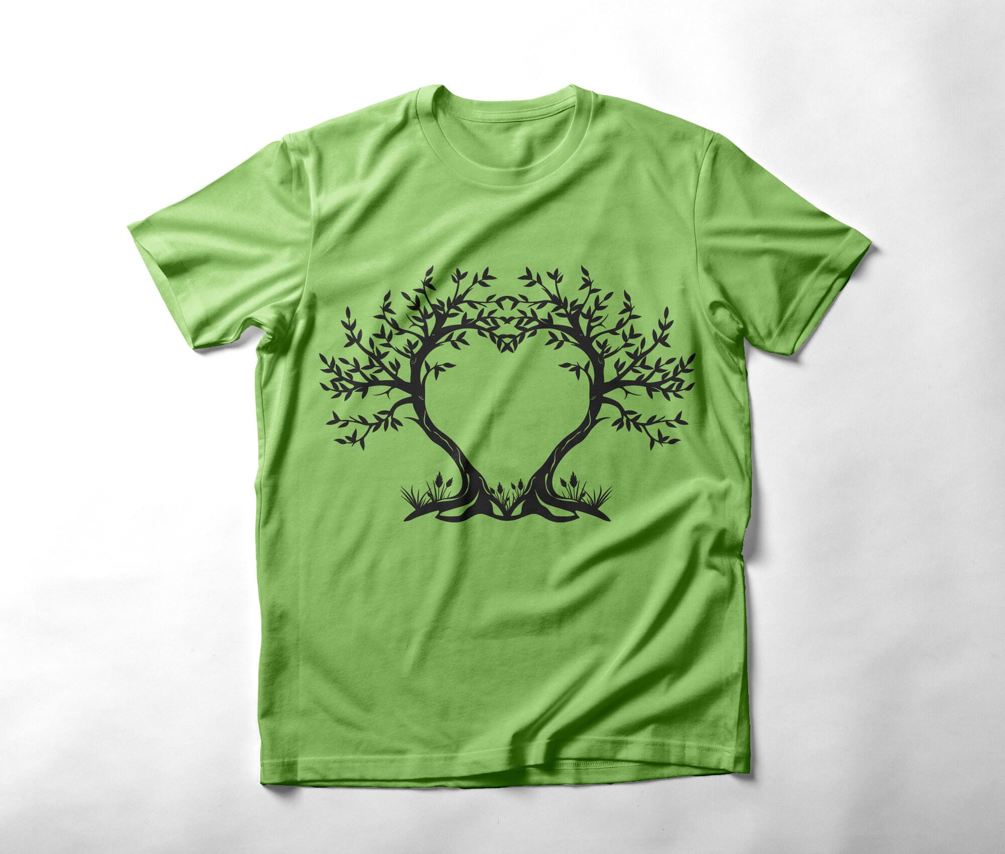 Heart Tree Svg Files Laser Cut Love Dxf Files Heart With Tree - Etsy ...