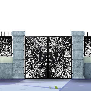 Leaf Pattern Panel Door Partition Pattern Partition Room Divider ...