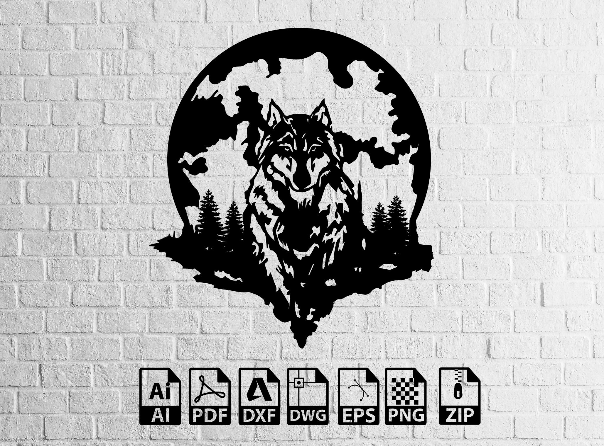 Ai vector plans,laser file,cnc pattern cnc cut wall decor Laser cut ...