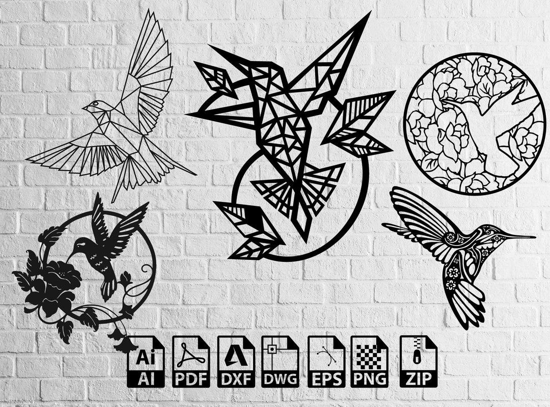 Bird Laser Cut Files: Vector Art for Wall Decor (ai, Pdf, Dxf, Svg) - Etsy
