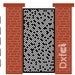 Modern Rectangle Svg Pattern Panel DXF Main Gate Iron Main Swing Gate ...