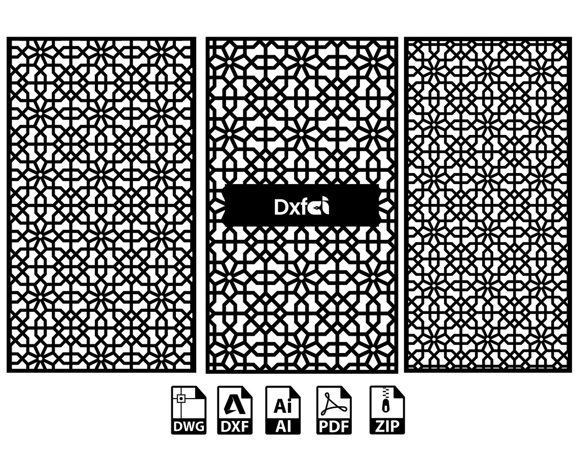 Wall Panel Art Garden Wall Room Divider SVG Dxf Decorative - Etsy