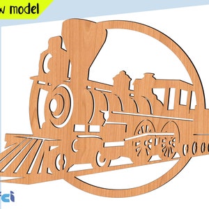 Train SVG, Train Dxf, Locomotive Clipart,steam Glowforge Laser, Train ...