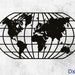 World Map SVG: Vector Cut Files for Cricut (digital Download) - Etsy