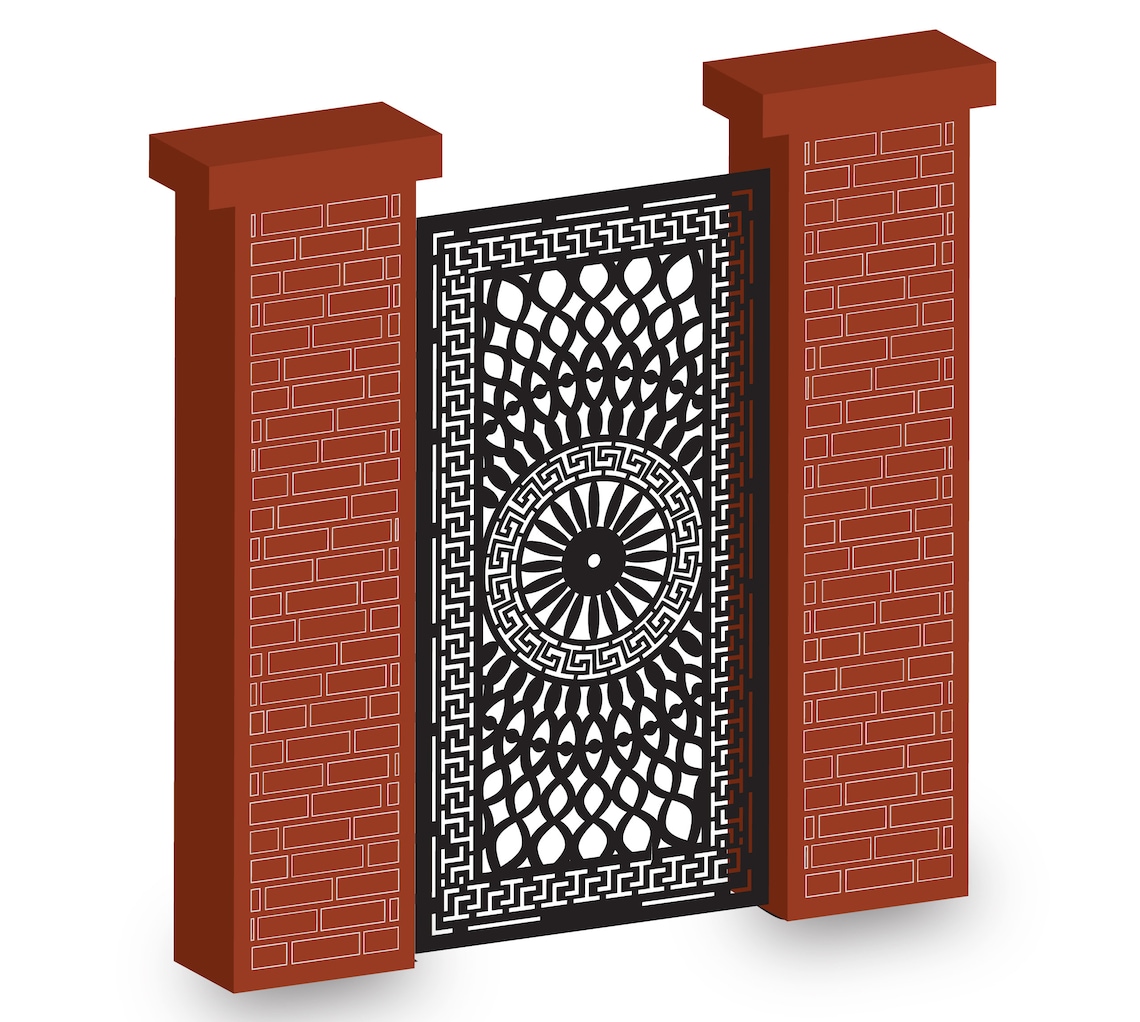 Modern Round Pattern Panel DXF Svgcnc Laser Plasma Dxf New - Etsy