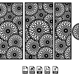 Metal Gate Dxf Panel Garden Door Dxf Raund Plasma Panel Garden Doors ...