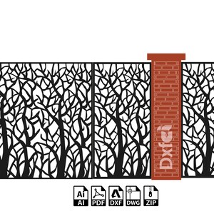 Tree Panel Dxf Garden Beech Panel Gate Dxf Iron Garden Gate,dxf Files ...