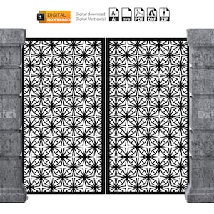 Garden Panel Dxf DXF File for Laser Cut Garden Gate Dxf Svg Files ...