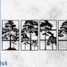 Pine Tree Svg Laser Cut Svg Dxf Files Wall Laser Cut Dxf Files All ...