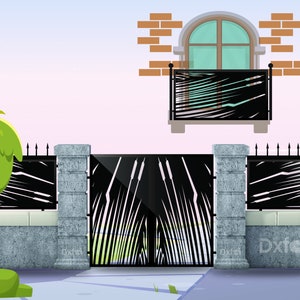 Gate Design Svg Dxf Files Laser Cut Farm Gate Metal Plasma Laser Cut ...