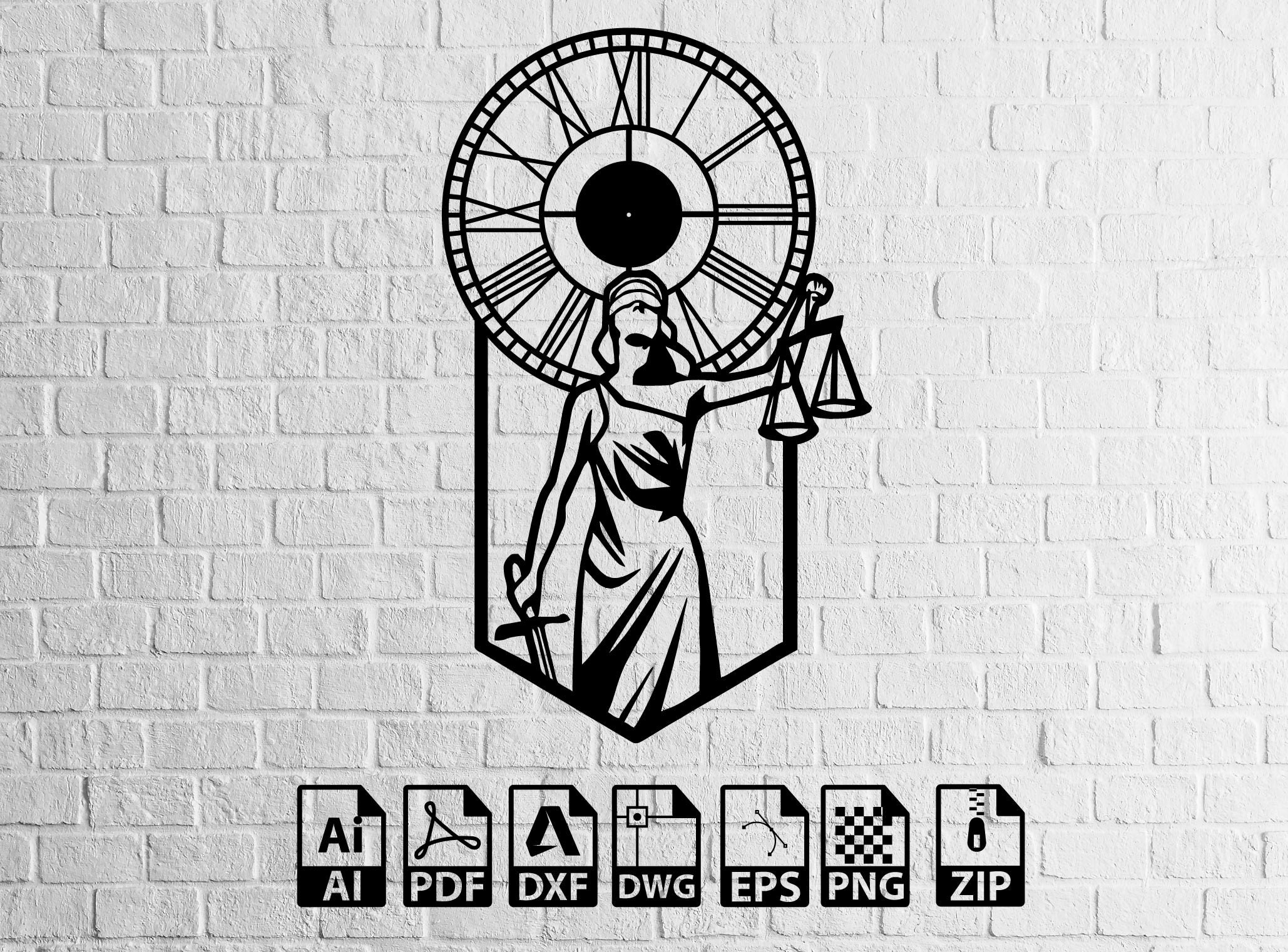 Lady Justice Vector Png