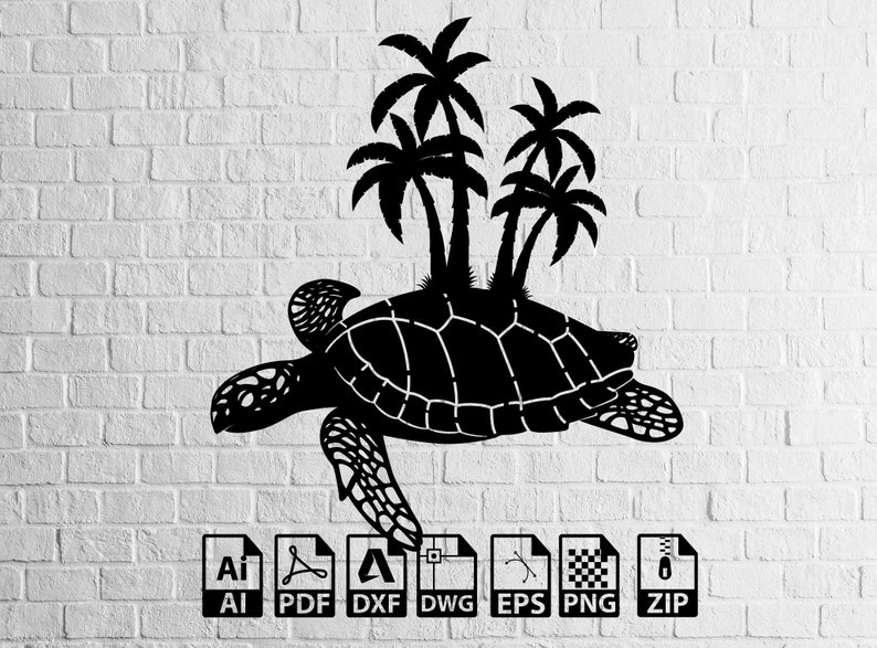 Vector TURTLE SVG Dxf Ai Eps Pdf Png Jpg Download - Etsy