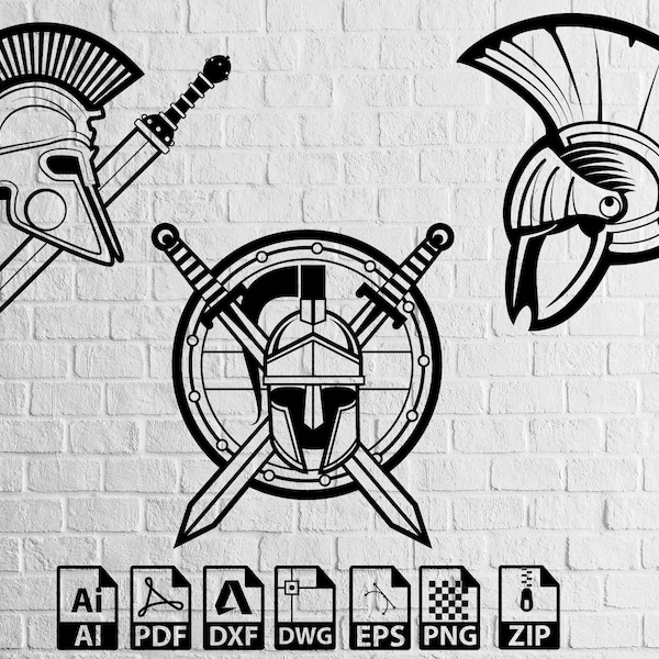 Roman Gladiator Svg - Etsy