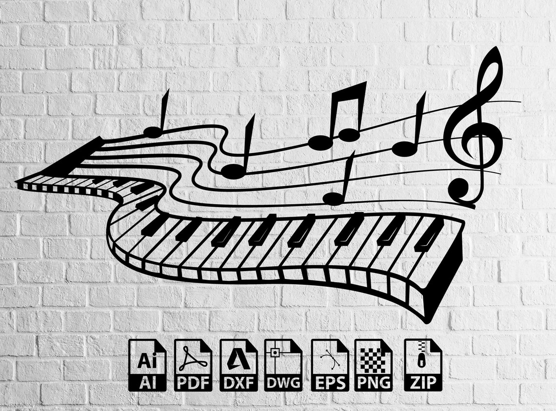 Music Notes SVG / Piano Note Svg / Cut Files / Cricut / - Etsy