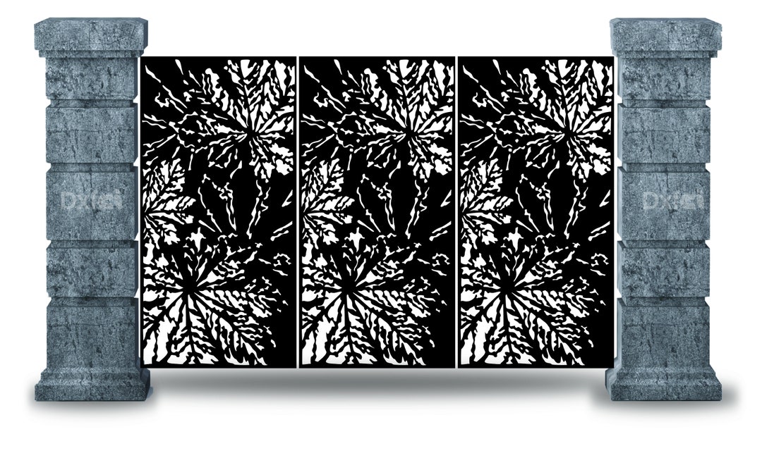 Leaf Pattern Panel Door Partition Pattern Partition Room Divider ...