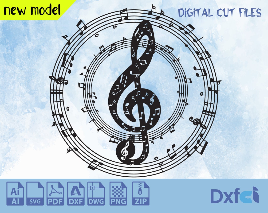 Music Notes SVG Musical Notes Clipart Music Lover Svg Files - Etsy