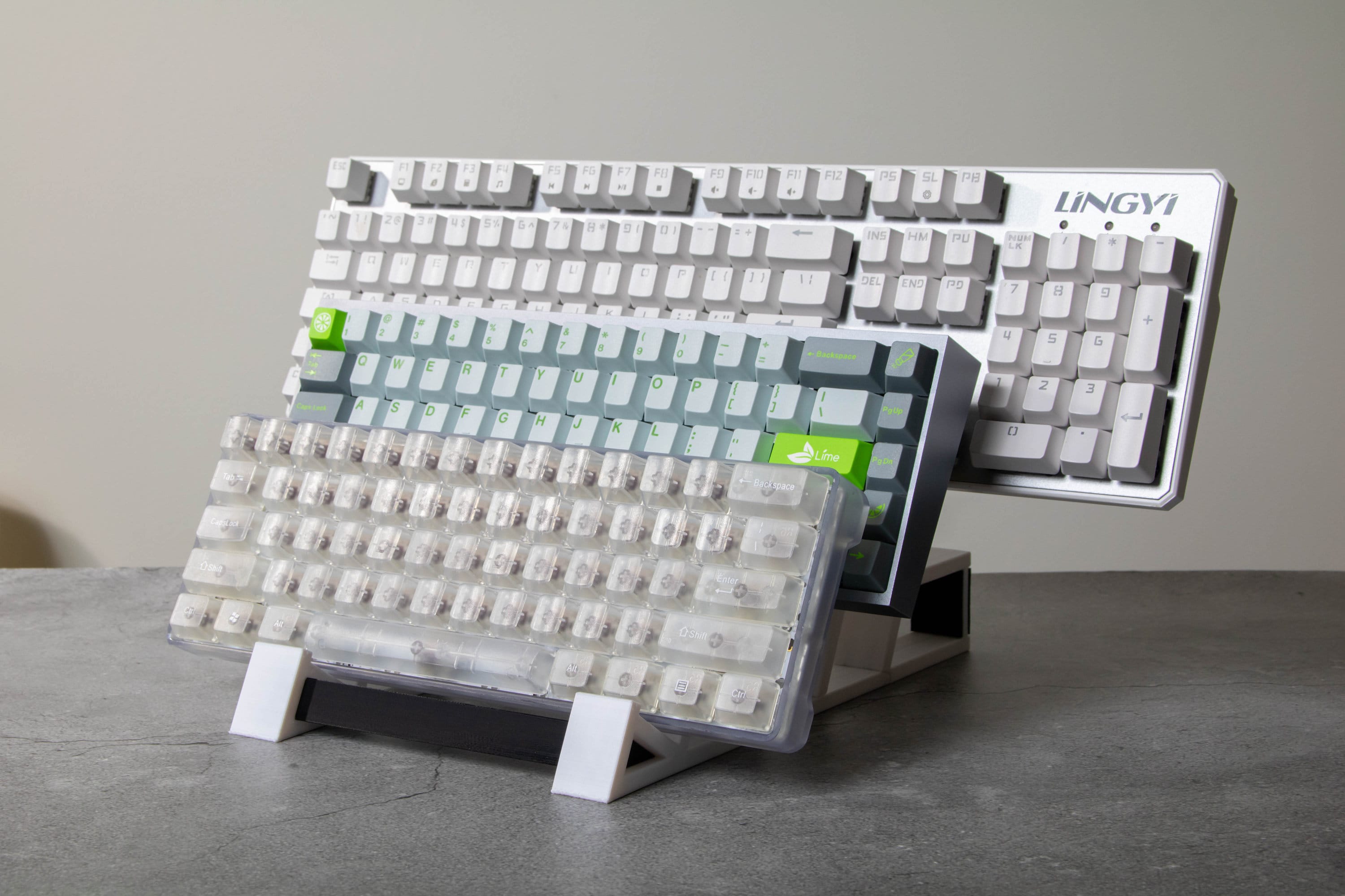 3D Printed Triple Tier Keyboard Display Stands | Etsy