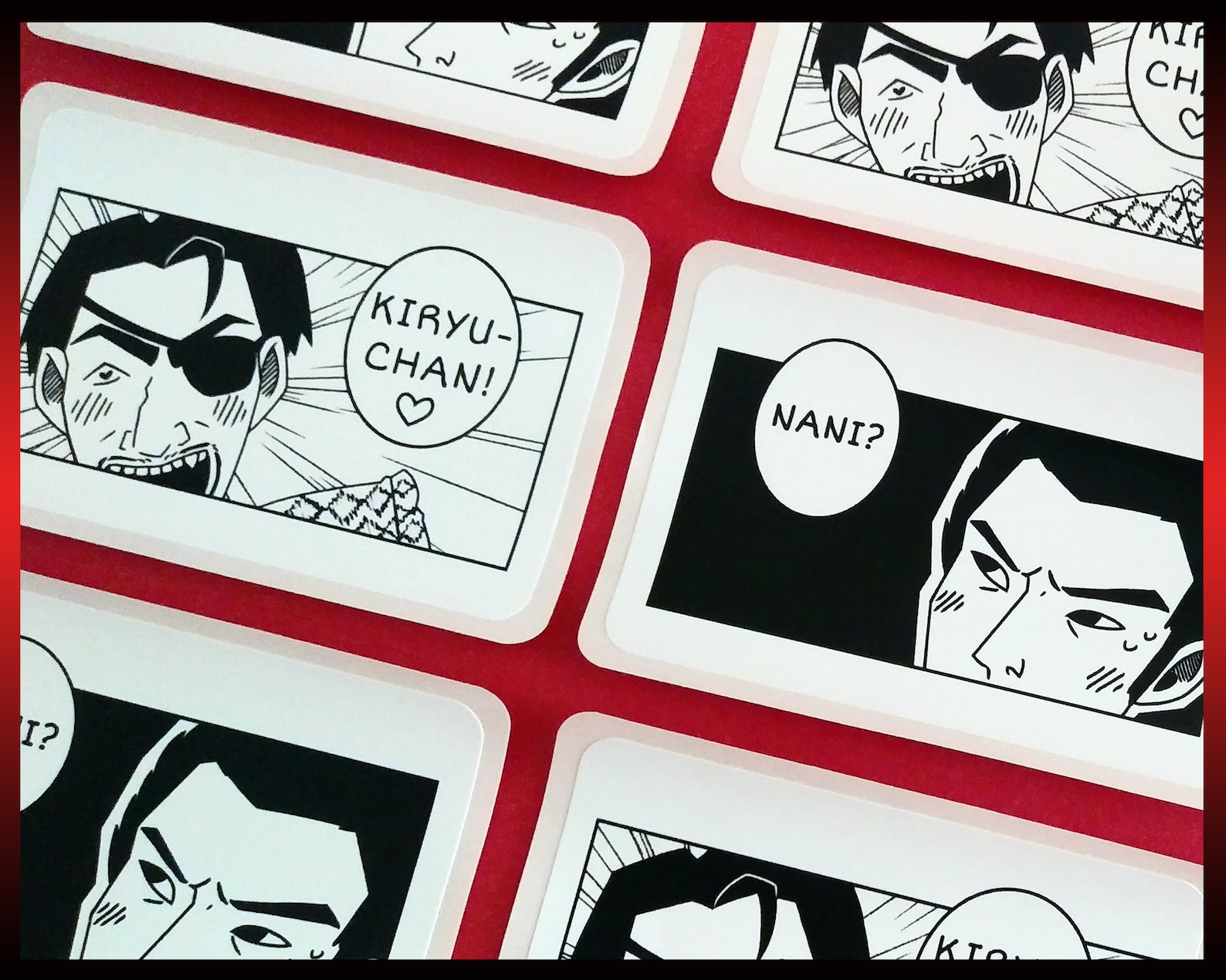 Kiryu Kazuma and Goro Majima Manga Panel Stickers Yakuza - Etsy