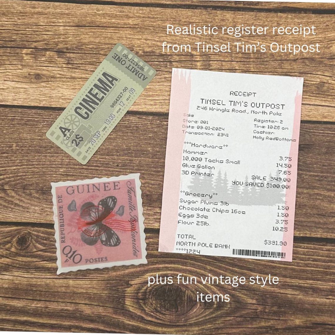 The Santa Wallet – Santa Evidence Kit for Kids, Santa's Lost Wallet ...