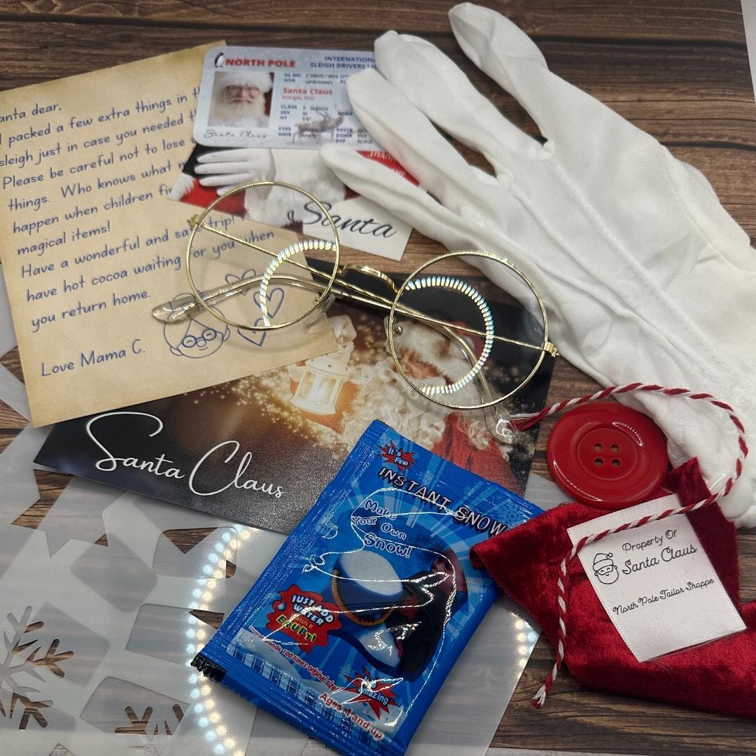 Deluxe Santa Evidence Kit – 12pc Christmas Magic Set With Boot Print ...