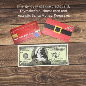 Santa's Lost Wallet Evidence Kit: Sleigh License, Credit Card, Mrs ...