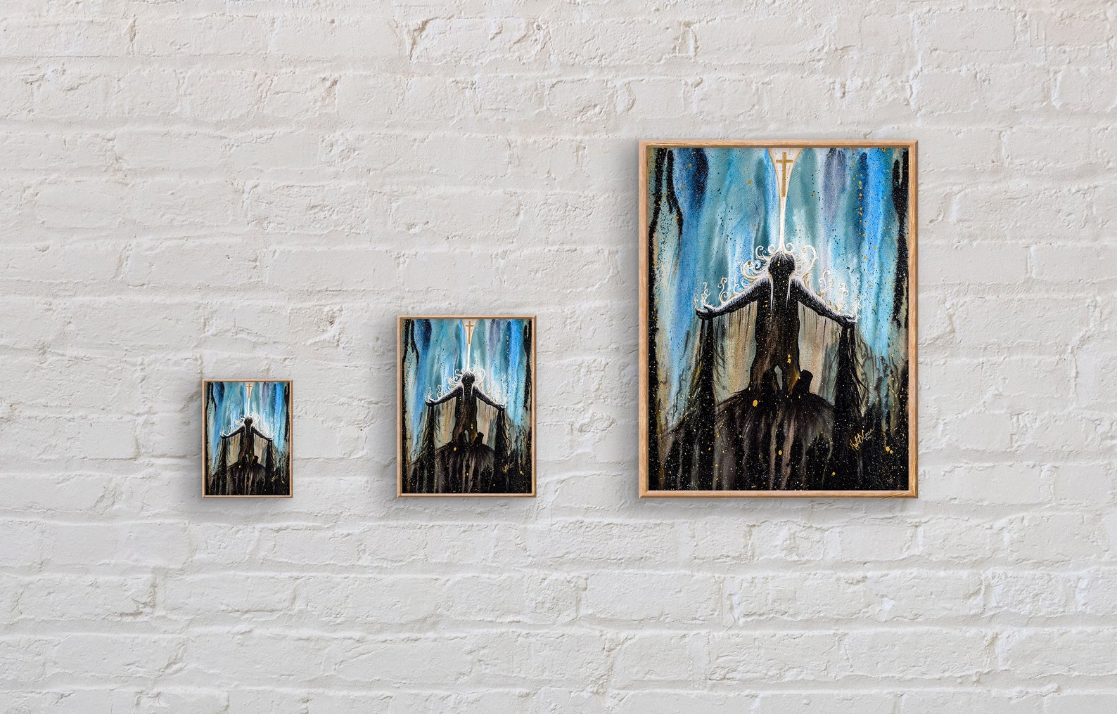 Redeemed Original Christian Artwork Jesus My Redeemer - Etsy