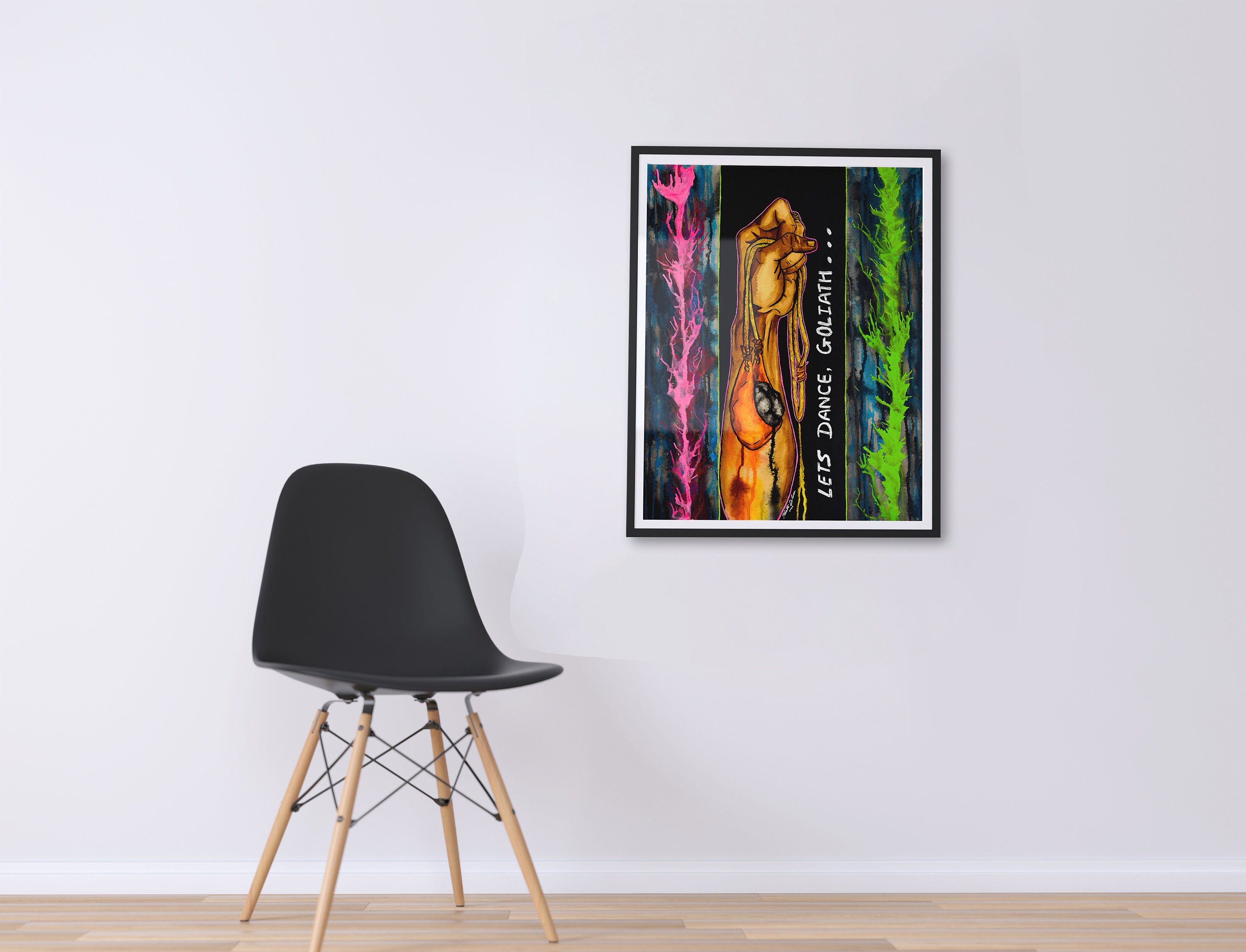 Let's Dance Goliath | Original Christian Artwork David and Goliath ...