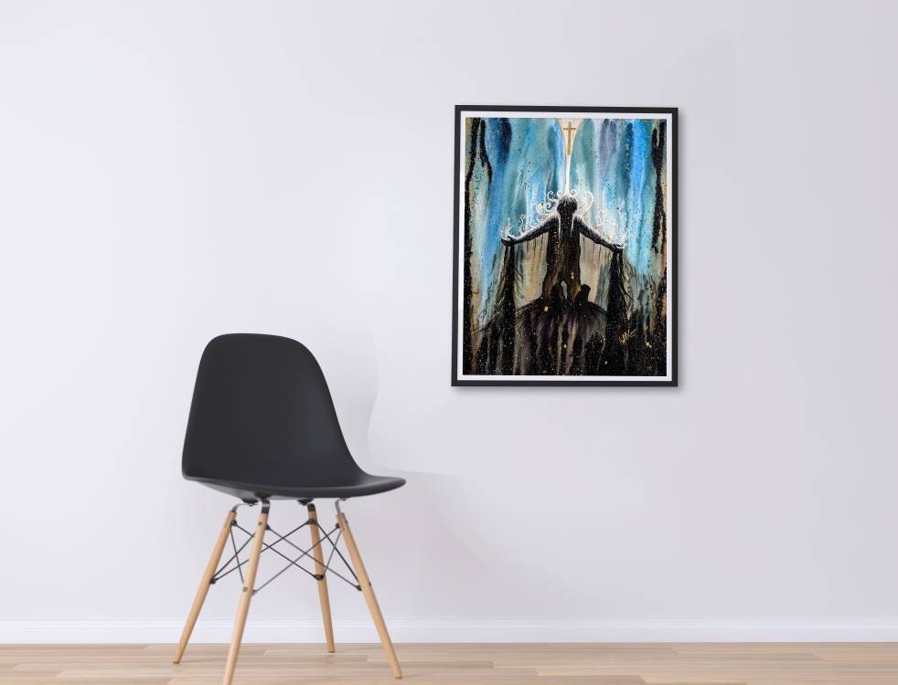 Jesus Redeemer Giclee Print | Original Christian Artwork by Katie ...