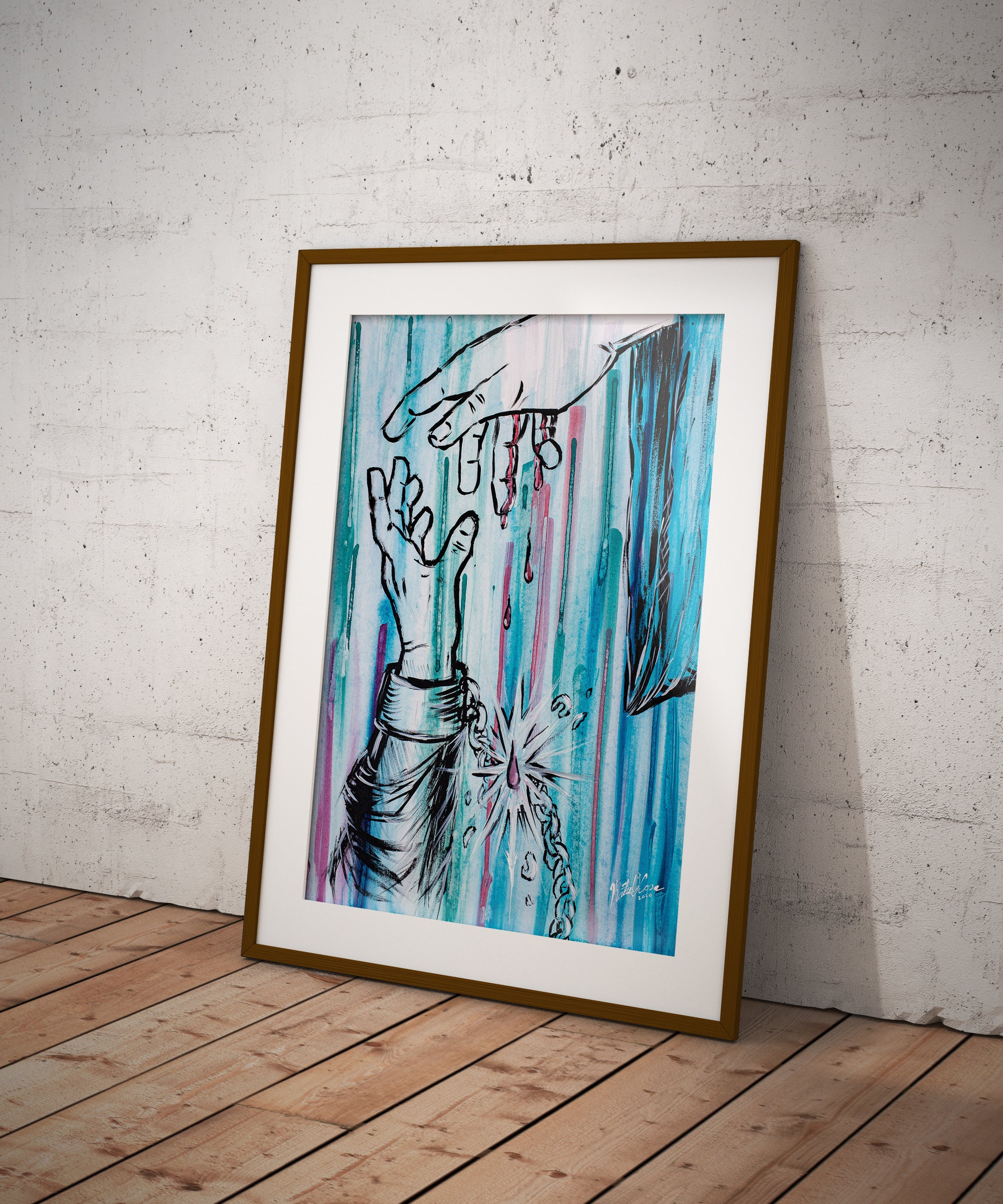 Chain Breaker | Original Christian Artwork Jesus Painting Giclee Print ...