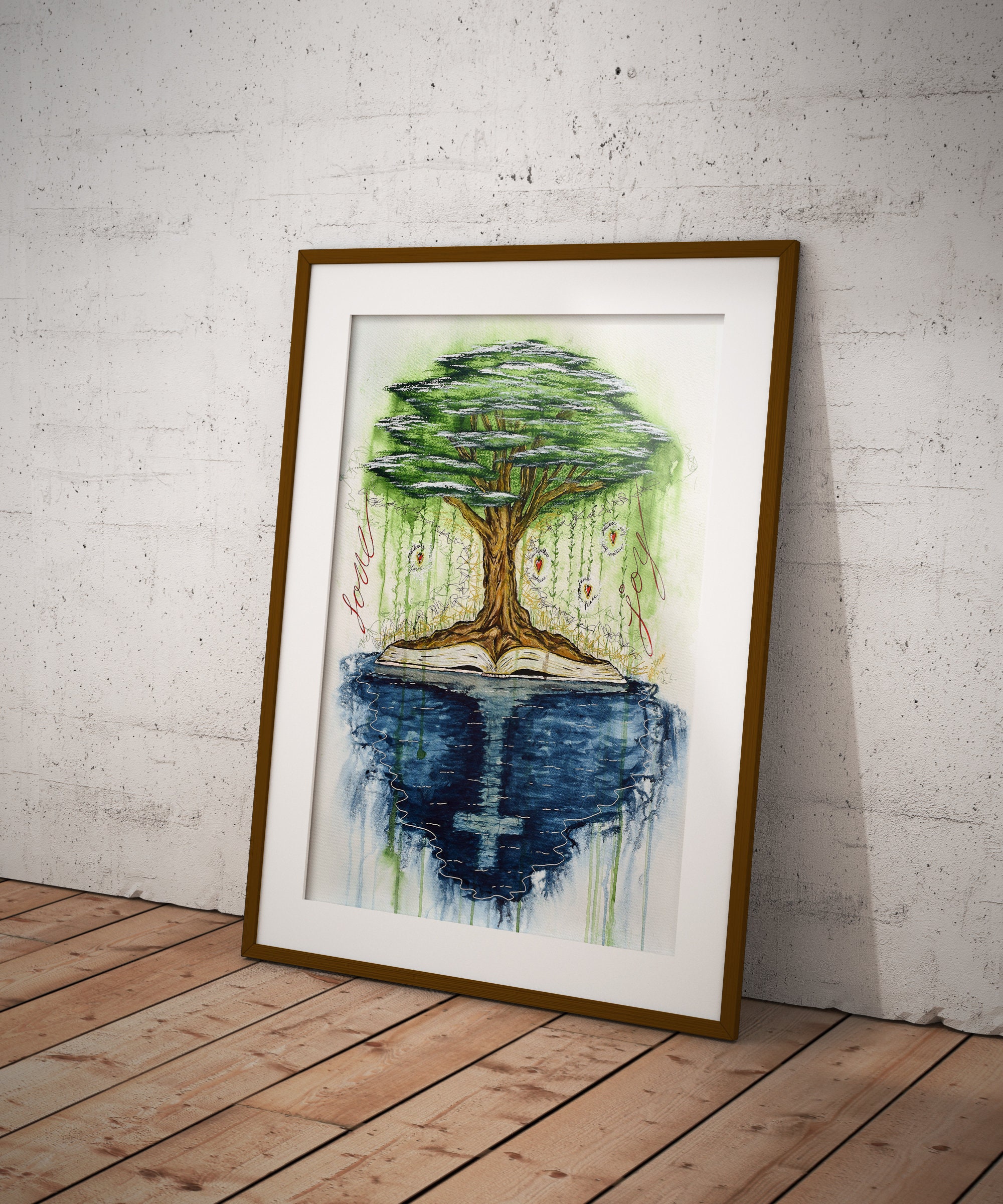 Rooted | Original Christian Artwork Jesus Painting Giclee Print | Katie ...