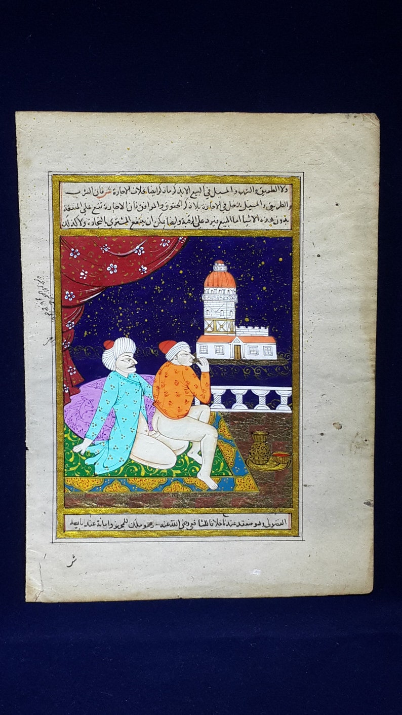 Painting Acrylic Hand Painted Handmade Framed Miniature Original ...