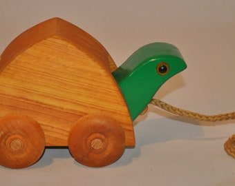 Turtle Pull Toy - Etsy