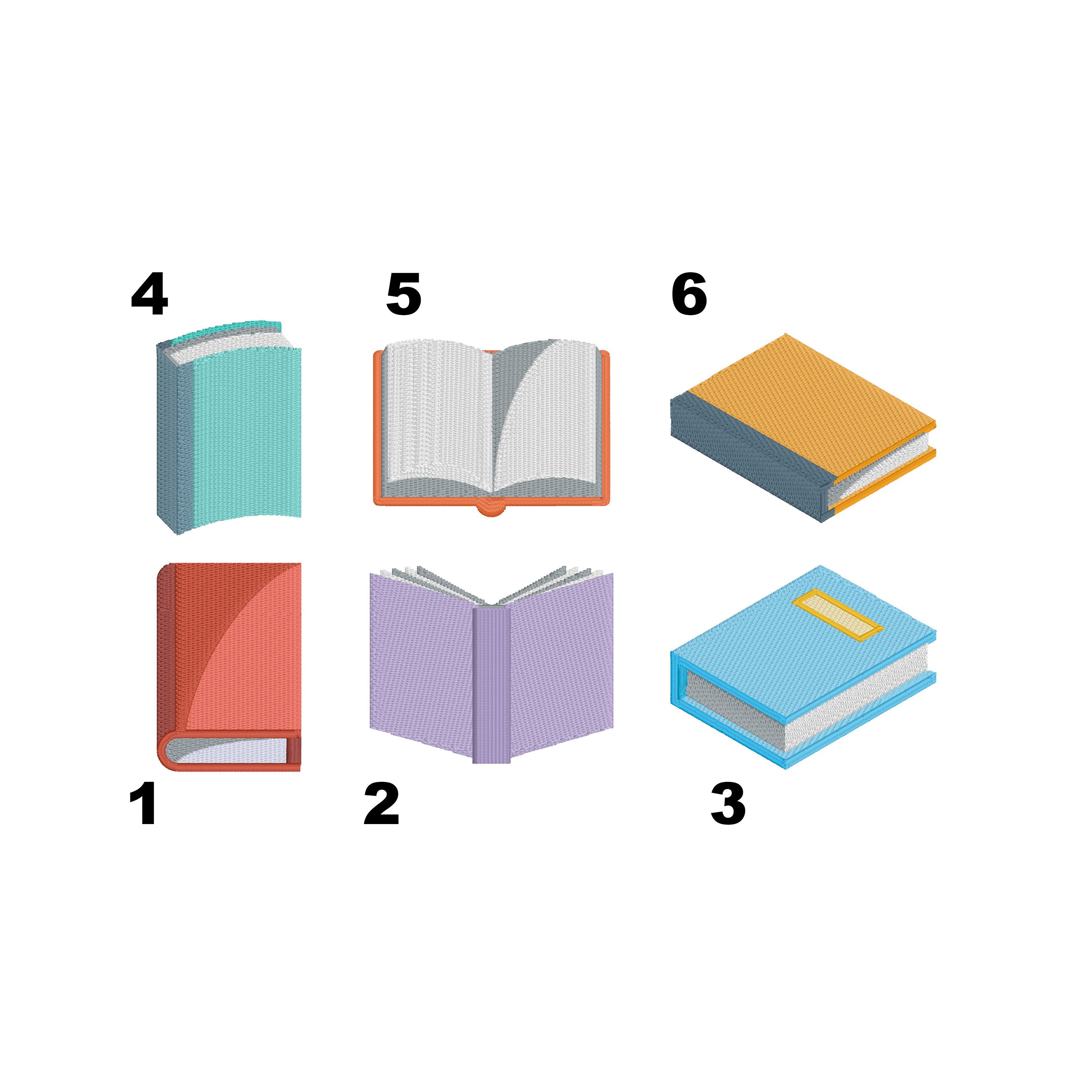 Books - Embroidery Files Designs - Etsy