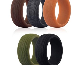 Wide Silicone Rings | Etsy