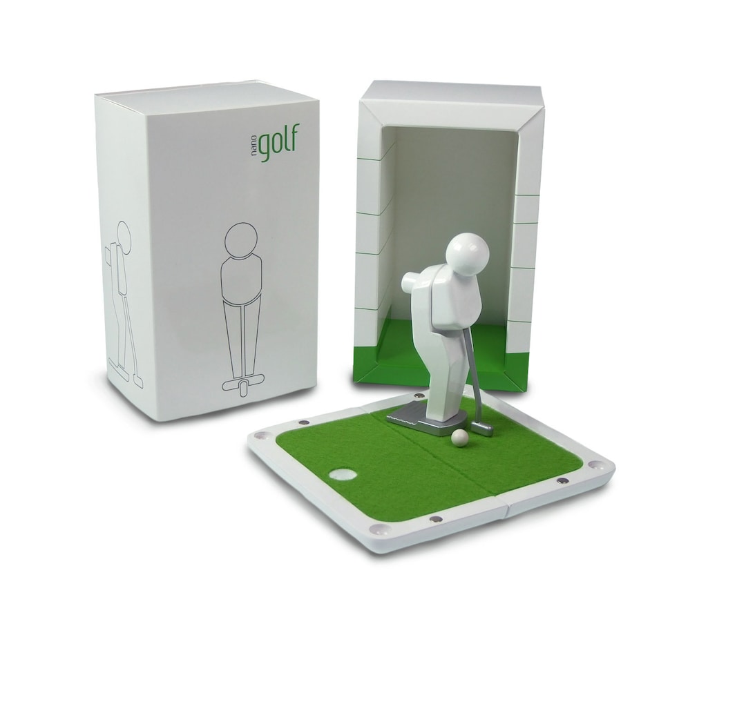 Pocket Mini Golf Set: Beech Wood Desk Game for Golfers - Etsy