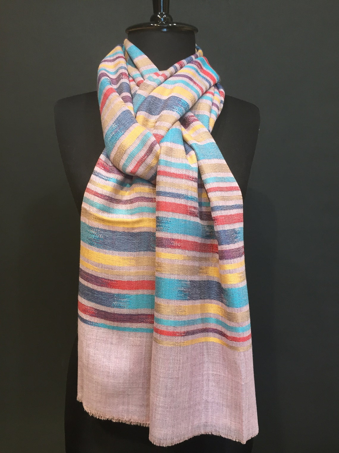 Handwoven Natural Super Soft Touch Fine Light Cashmere | Etsy