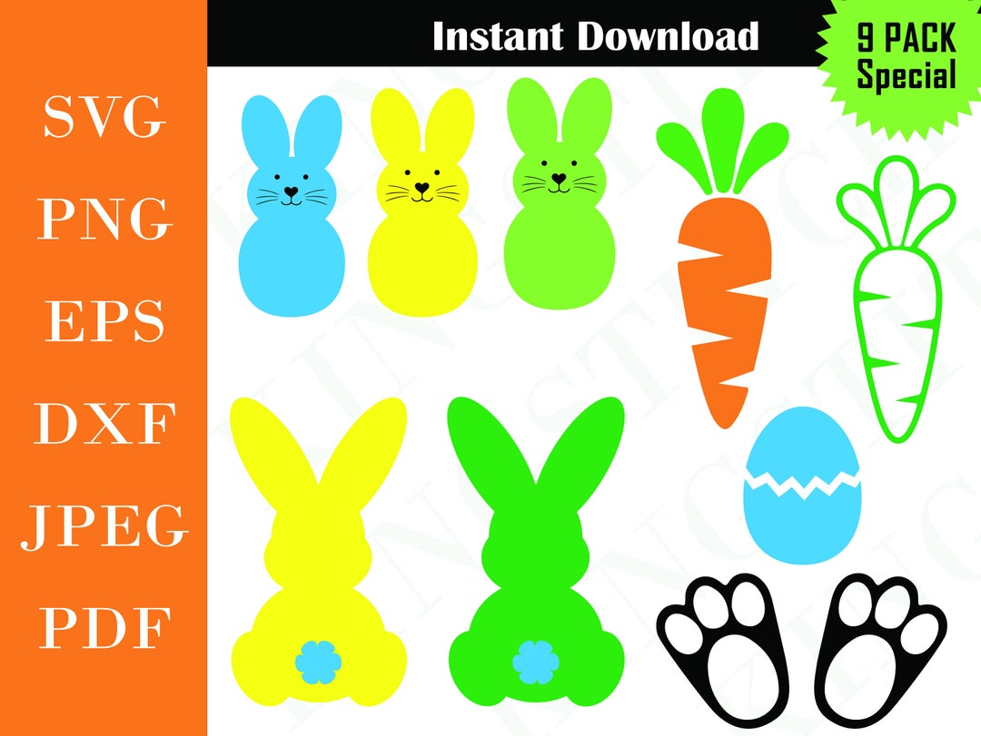 Easter Svg, Easter Bunny SVG, PNG, Cricut Cut Files, Easter Gifts ...