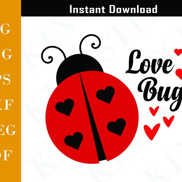 Love Bugs Clipart - Etsy