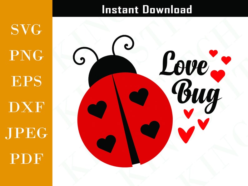 Love Bug Svg, Love Bug Clipart, Valentine's SVG, Love Bug PNG ...
