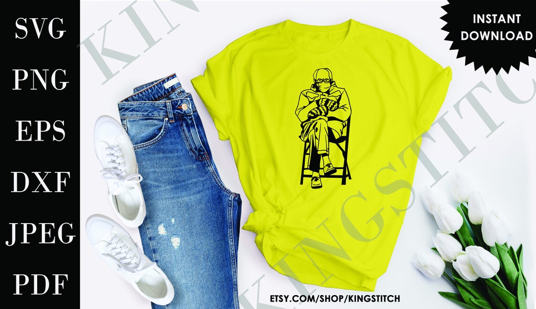 Bernie Svg Bernie Sanders Clipart Bernie Mittens Svg - Etsy