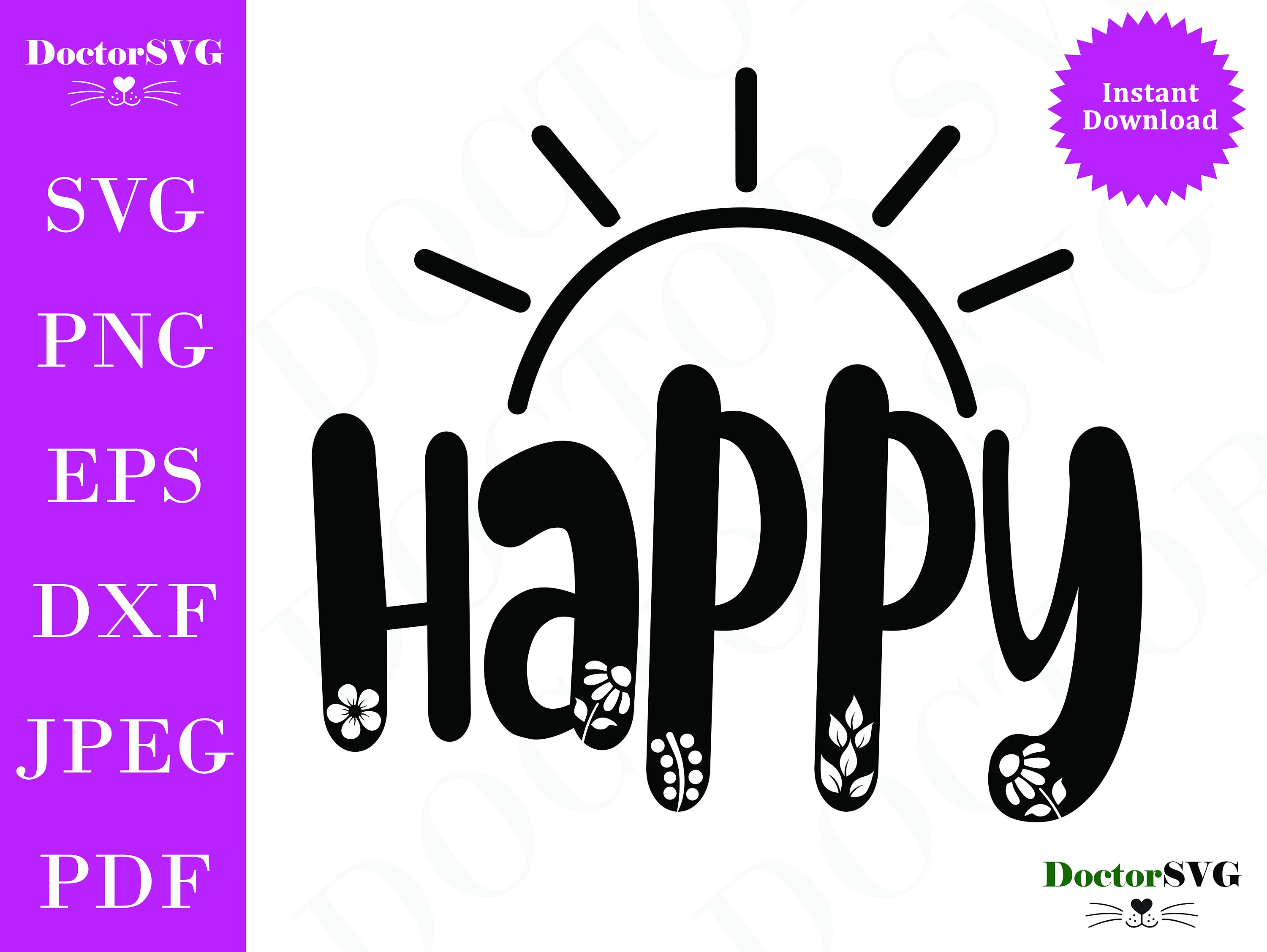 Feel Good SVG Happy SVG Happy Life Svg Summer Mindfulness - Etsy