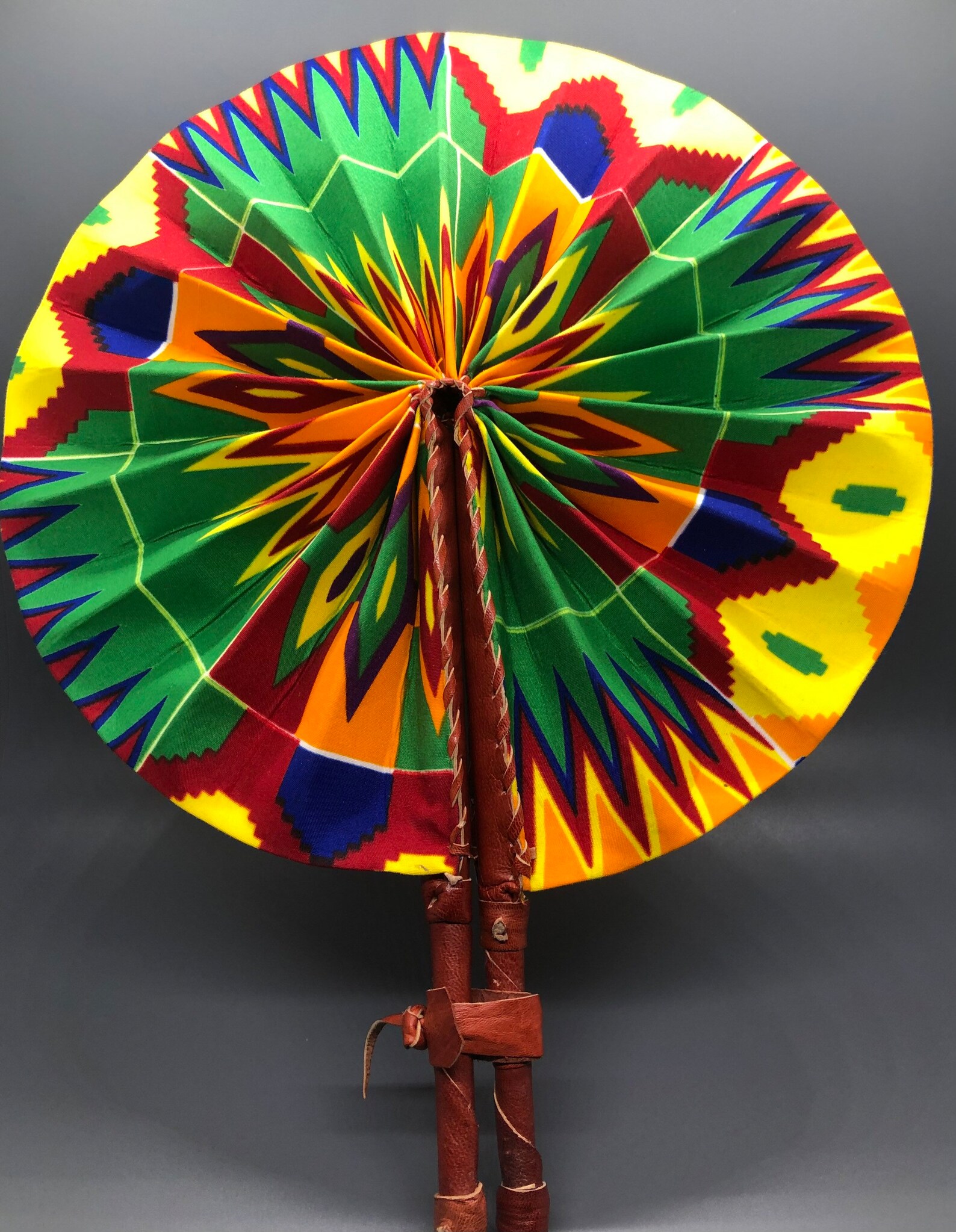 Hand Fan | Kente Fan | Ankara Fan | Handheld Fan for Hot Weather and ...