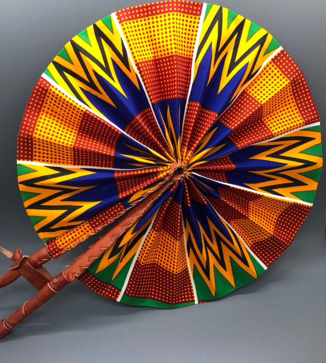 Hand Fan Kente Fan Ankara Fan Handheld Fan for Hot - Etsy