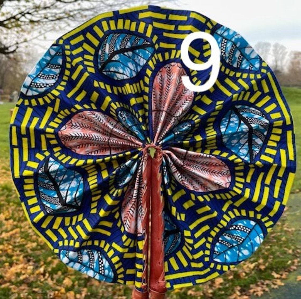 Hand Fan | Kente Fan | Ankara Fan | Handheld Fan for Hot Weather and ...