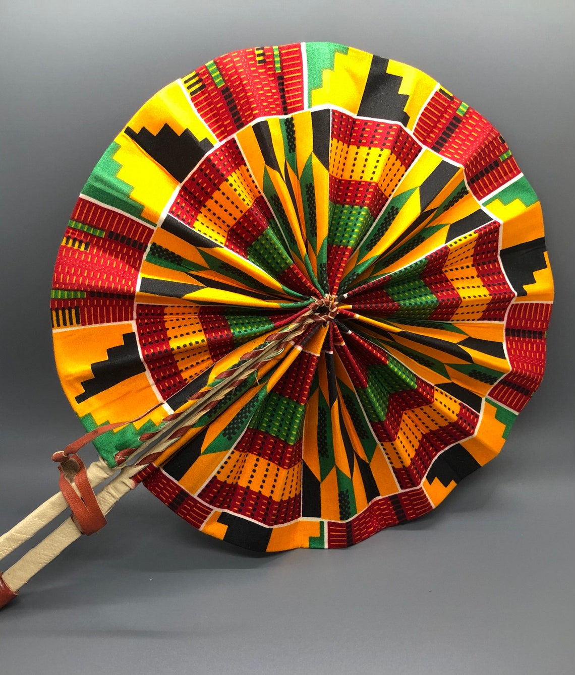Hand Fan Kente Fan Ankara Fan Handheld Fan for Hot - Etsy