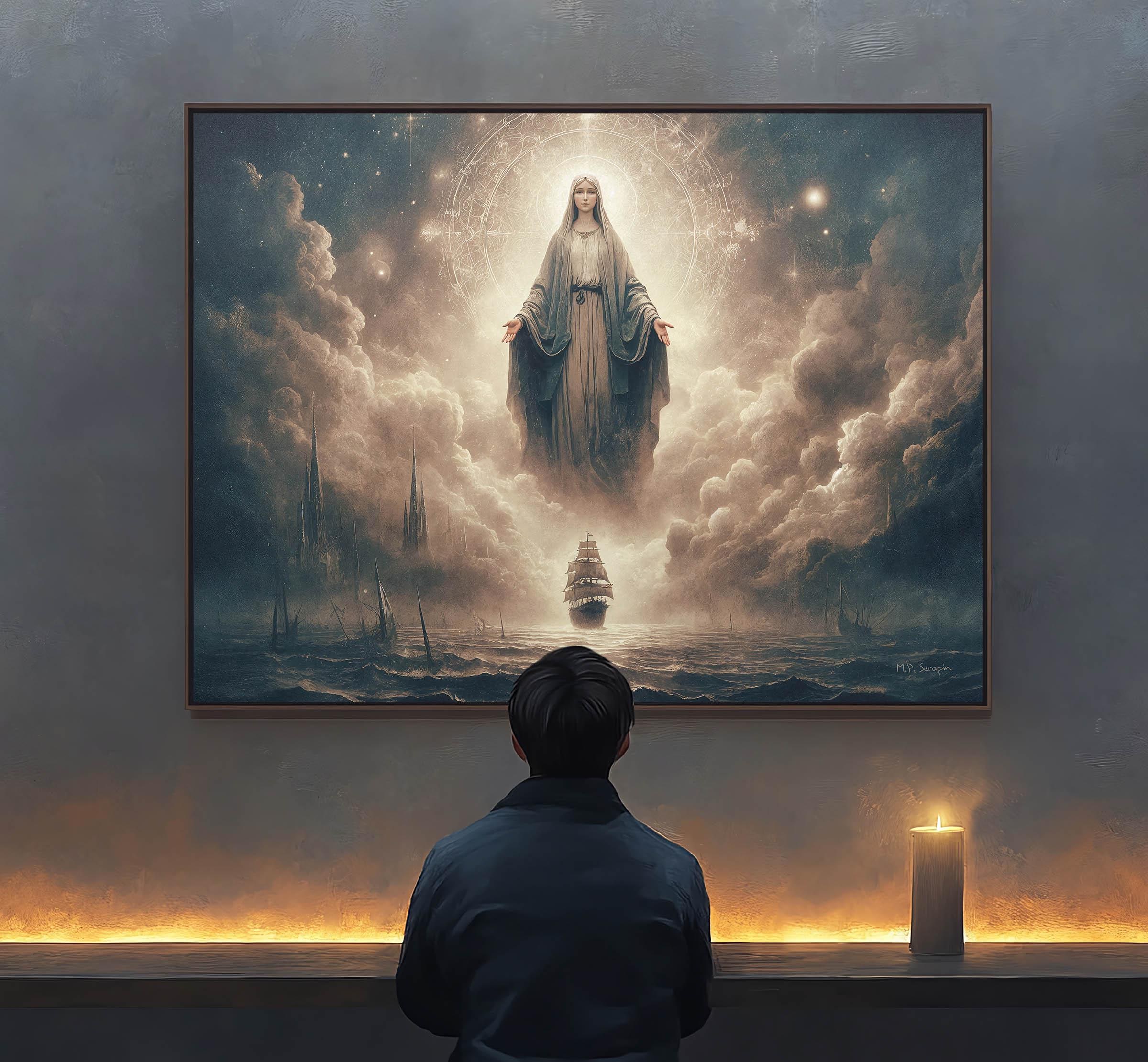 Star of the Sea - Stella Maris - Hail Mary Gift Mom Mother Marian ...