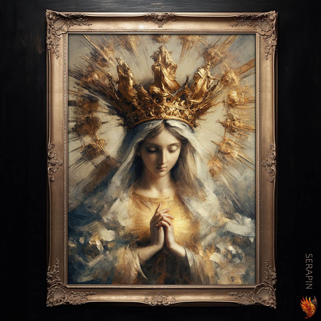 Regina Caeli - Queen of Heaven - Blessed Virgin Mary, Crown, Maximilian ...