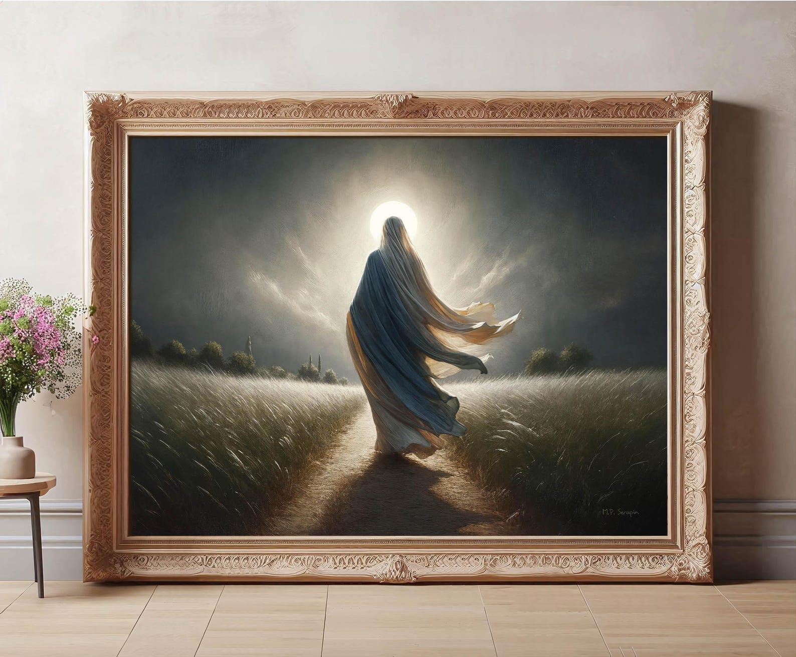 Mary Knows the Way - Blessed Virgin Mary Walking Path Road, Catholic ...